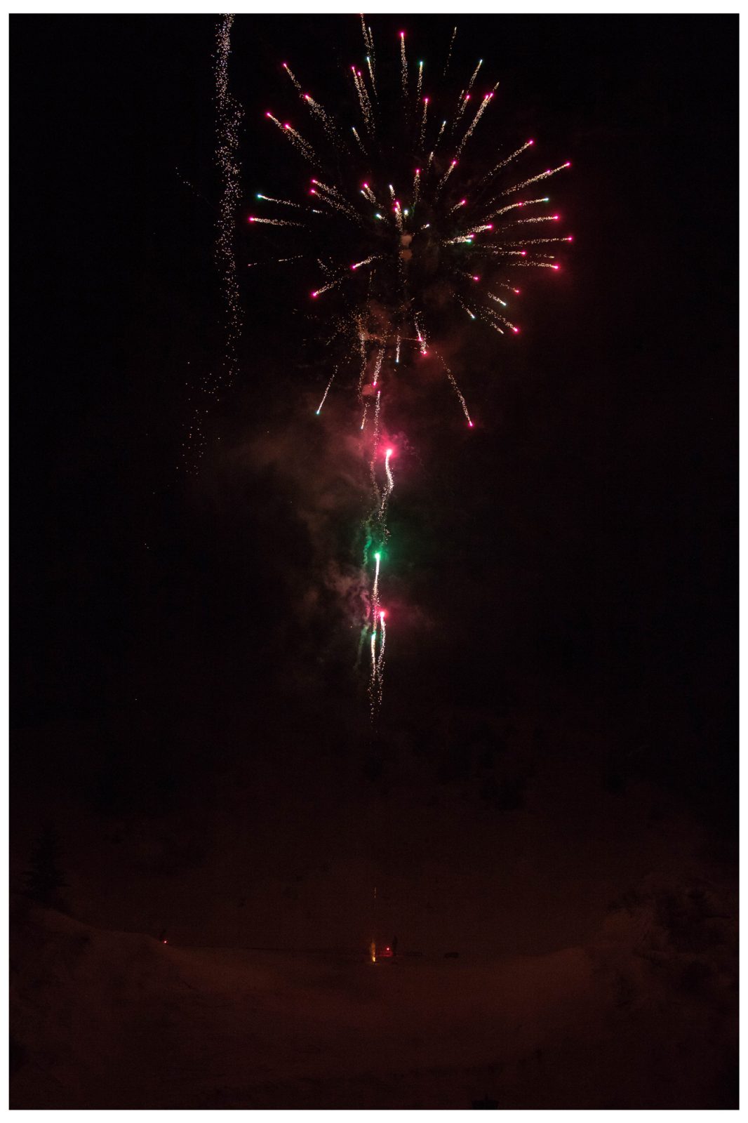 Fireworks, Torchlight Parade | New Year's Day, 2023 | Bogus Basin