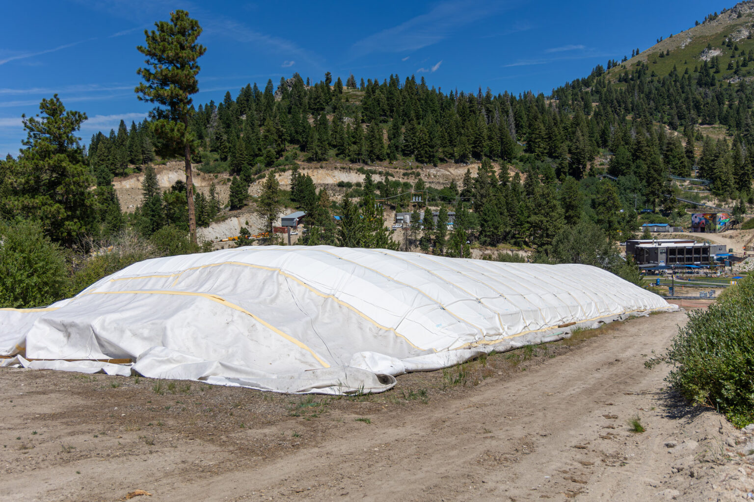 Bogus Basin Pilots Snow Storage Technology | Press Release | Bogus Basin